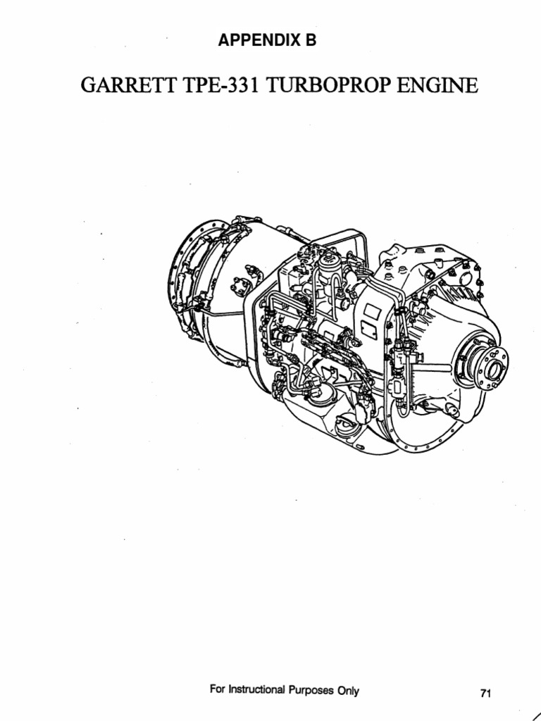 TPE-331 Turboprop Engine Overview | PDF