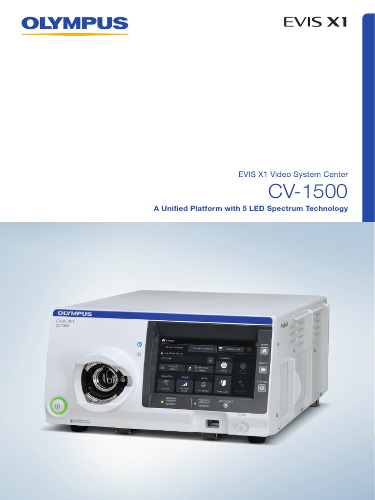 Olympus CV-1500 Endoscopy System Guide | PDF