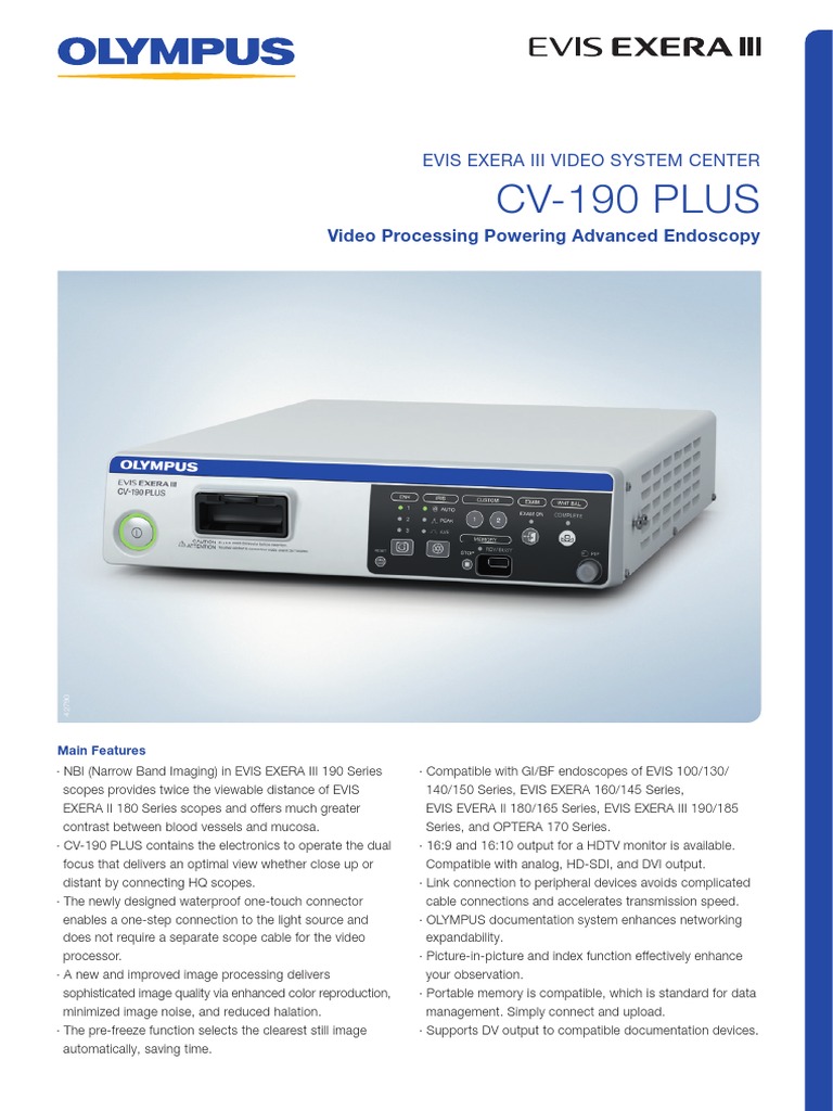 Introducing the CV-190 Plus Video System Center: A Powerful Endoscopy ...