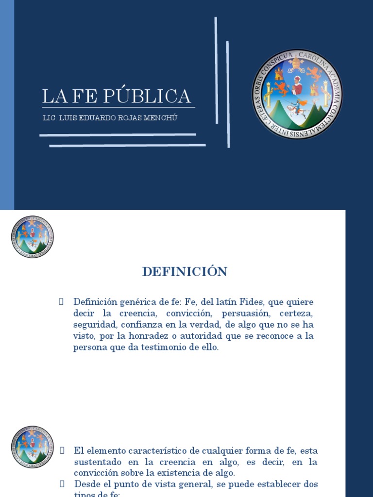 6 La Fe Pública | PDF | Principios éticos | Justicia