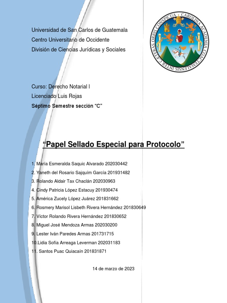Papel Sellado Especial para Protocolo PDF | PDF | Justicia | Crimen y violencia