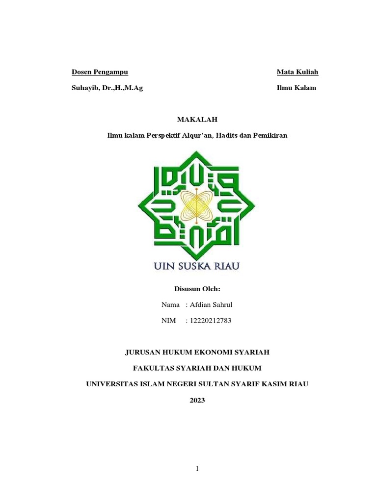 Makalah Afdian | PDF