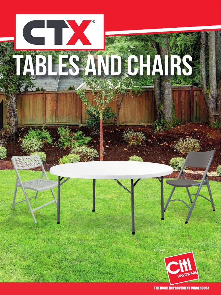 CTX Chairs & Tables | PDF