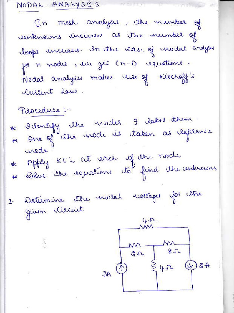 Nt-Module1-Part4-Nodal Analysis | PDF