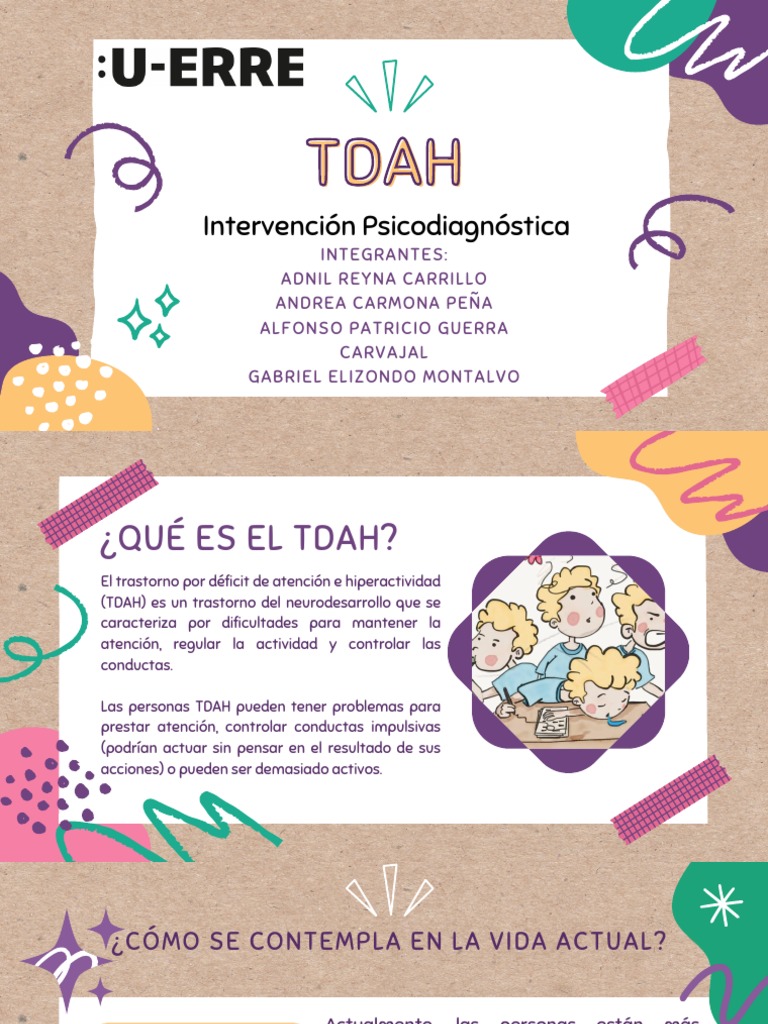 Qué es el TDAH y su impacto social | PDF | Desorden hiperactivo y ...