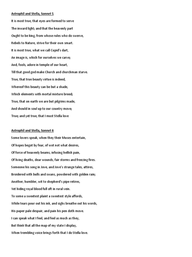 Sonnets Pdf