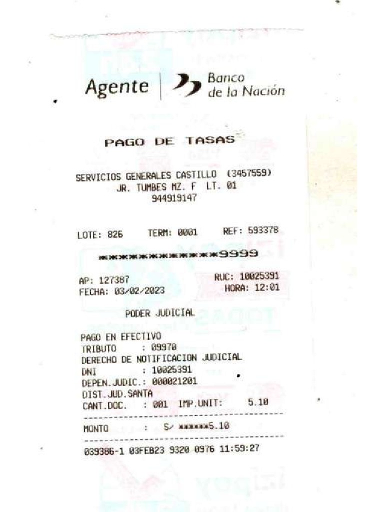 Baucher de Pago PDF | PDF