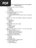 Practice Test For Masonry | PDF | Masonry | Mortar (Masonry)