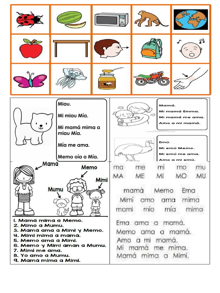 ACTIVIDADES LETRA M | PDF