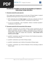 Checklist of Incorporation of LLP | PDF