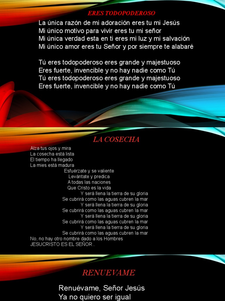 Eres Todopoderoso | PDF | Cristo (título) | Creencia religiosa y doctrina