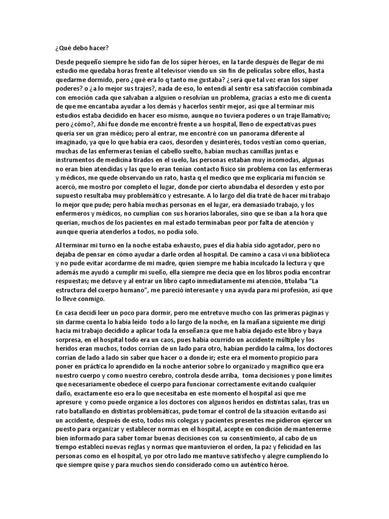 Jessi Cuento | PDF | Dormir | Hospital