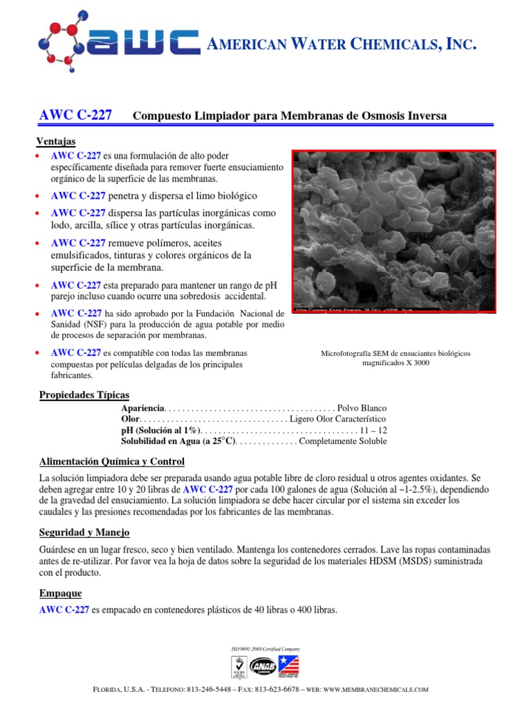 131-AWC C-227 PDS - Spa | PDF