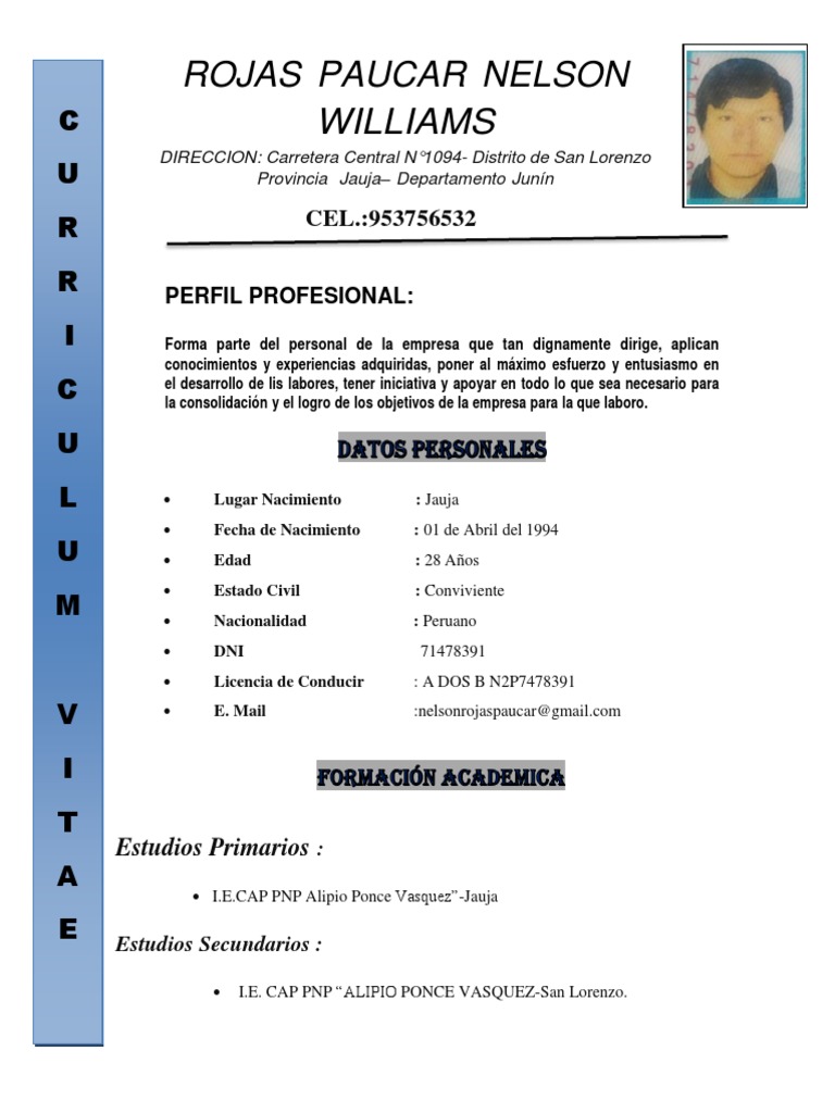 CV - Nelson C2022-1 PDF | PDF