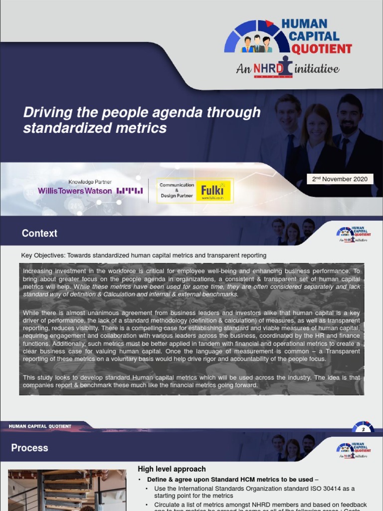 Human Capital Quotient Introductory Deck | PDF | Turnover (Employment ...