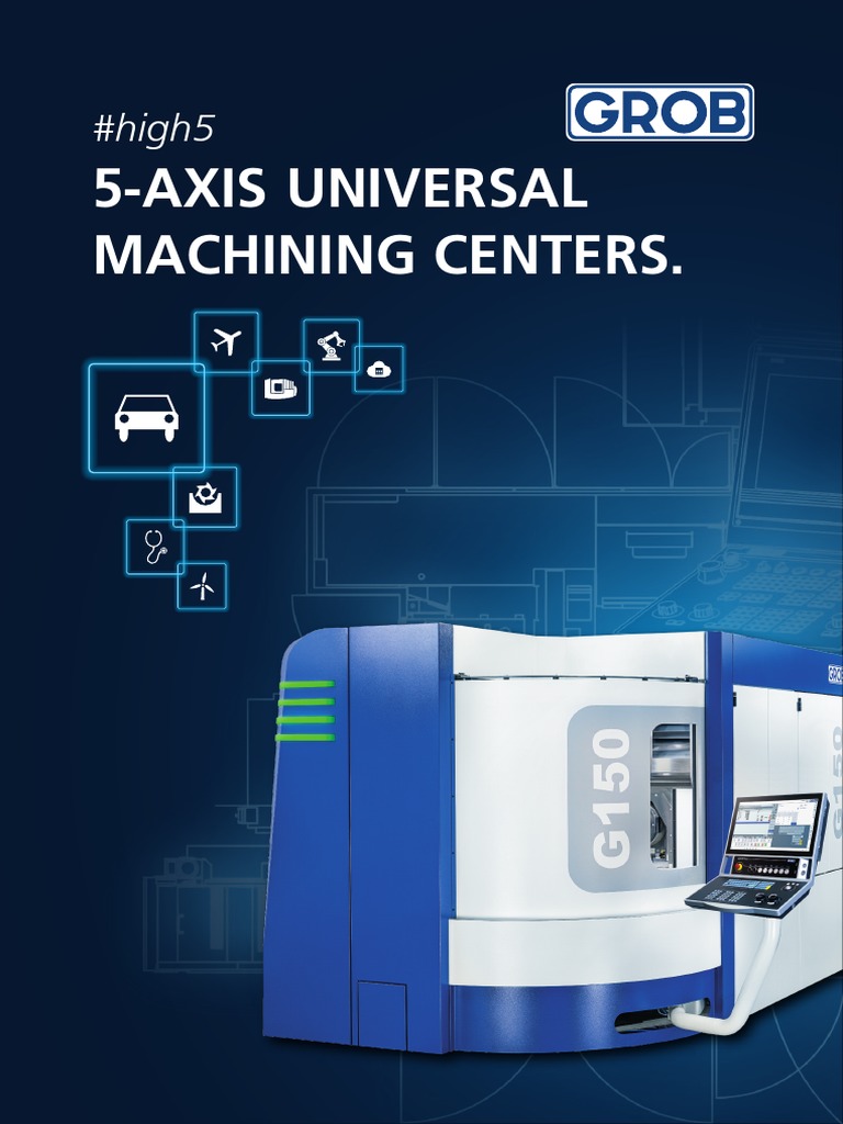 5-Axis Universal Machining Centers.: #High5 | PDF | Machines | Rotation ...