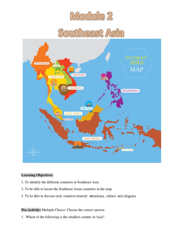 Module - 2 Part 1 South East Asia PDF | PDF | Laos | Southeast Asia