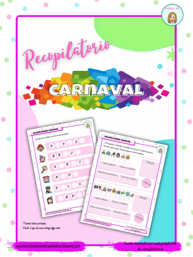 Recopilatorio Carnaval | PDF | Sílaba | Fonética