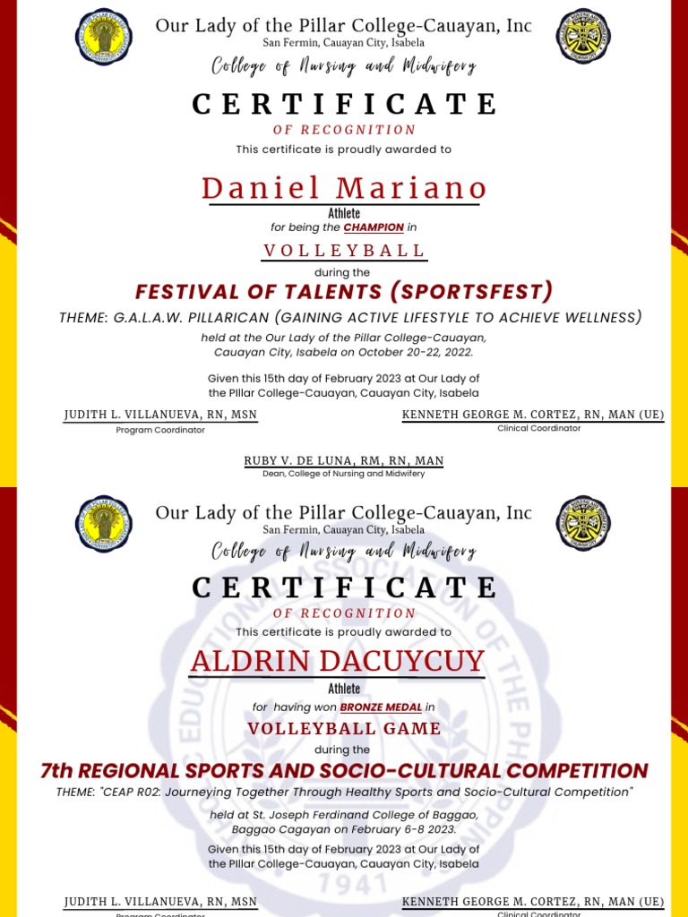 Blue and Yellow Minimalist Employee of The Month Certificate PDF | PDF ...