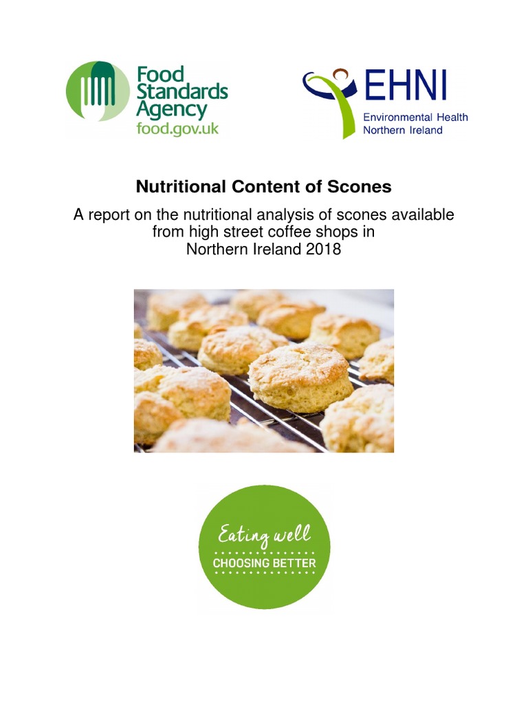 nutritional-content-of-scones | PDF | Calorie | Fat