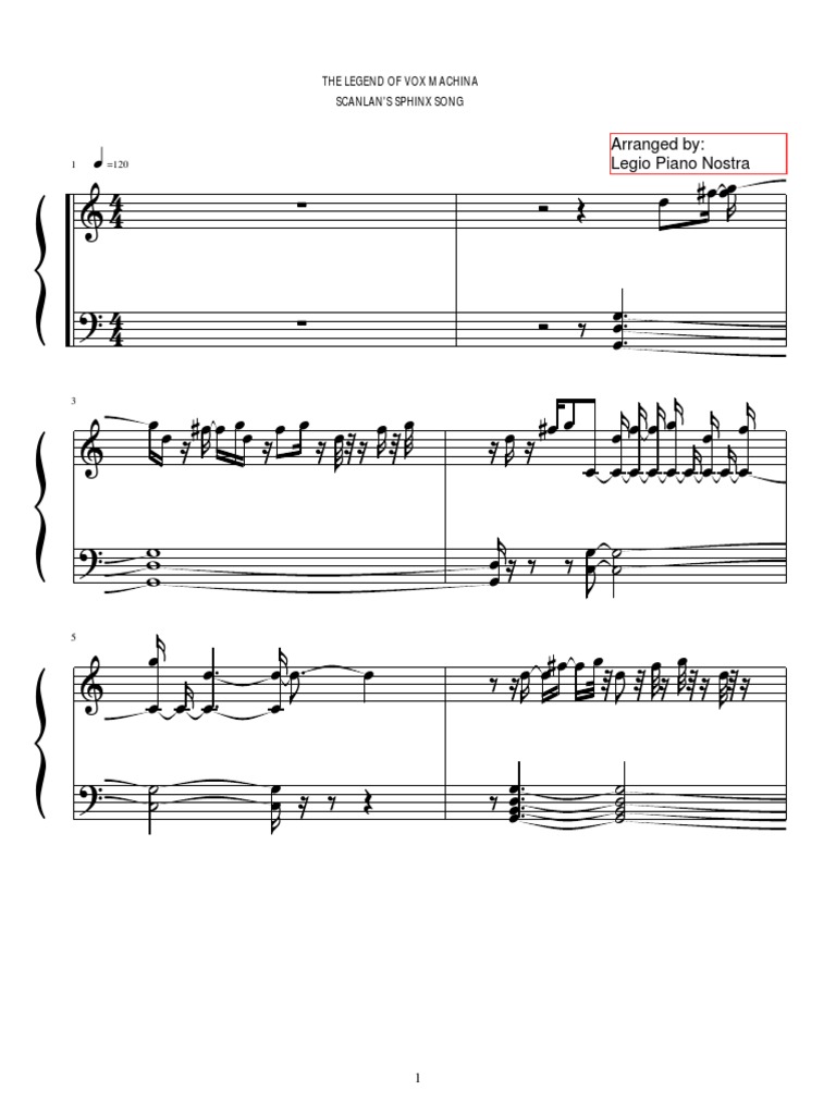 The Legend of Vox Machina Sheet | PDF