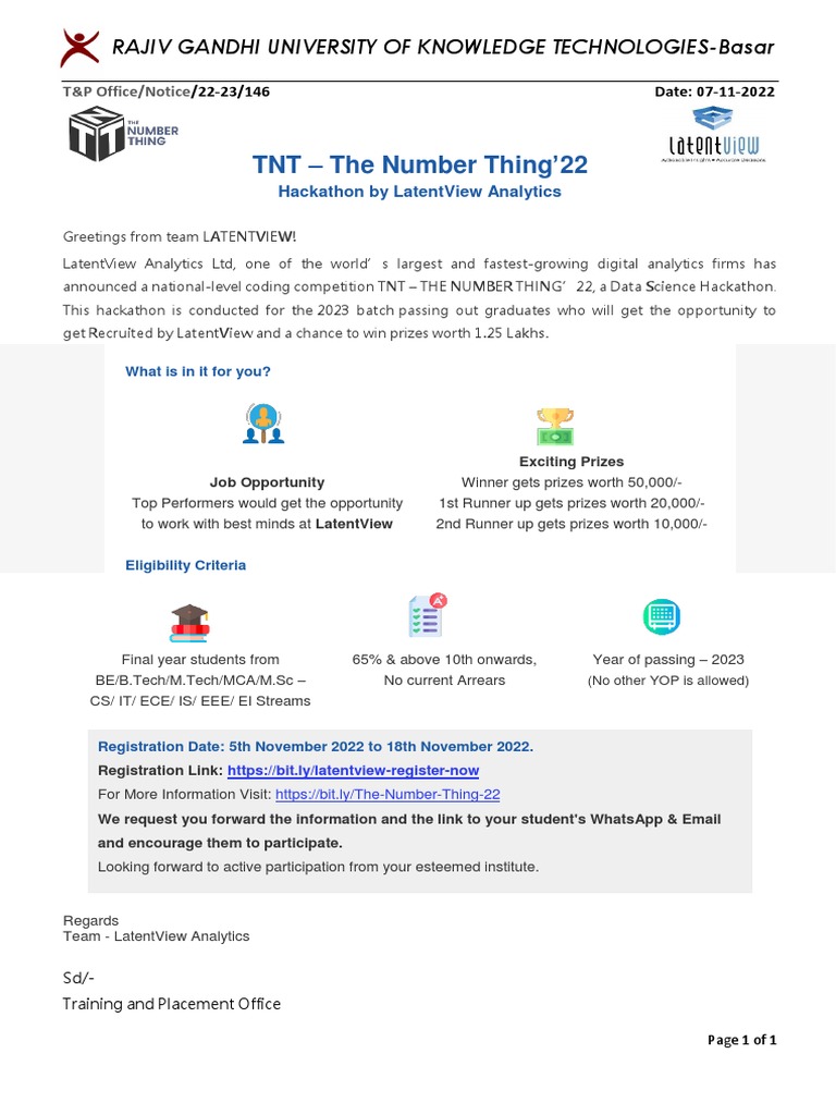 LatentView Hackathon 22-TNT | PDF