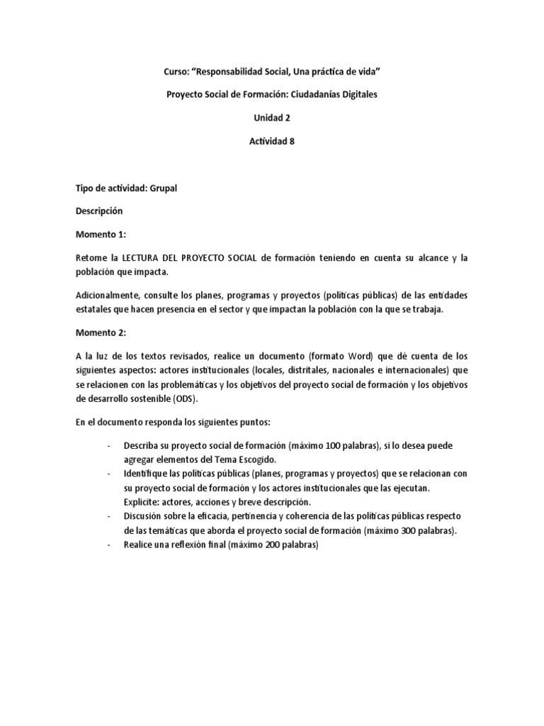Actividad 8 | PDF