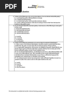 Takaful Basic Exam Practice Questions | PDF | Insurance | Indemnity