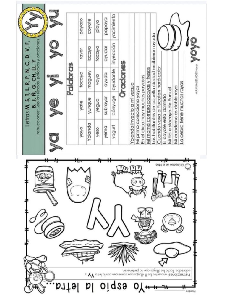 Silabas, Lecturas Primer Grado | PDF