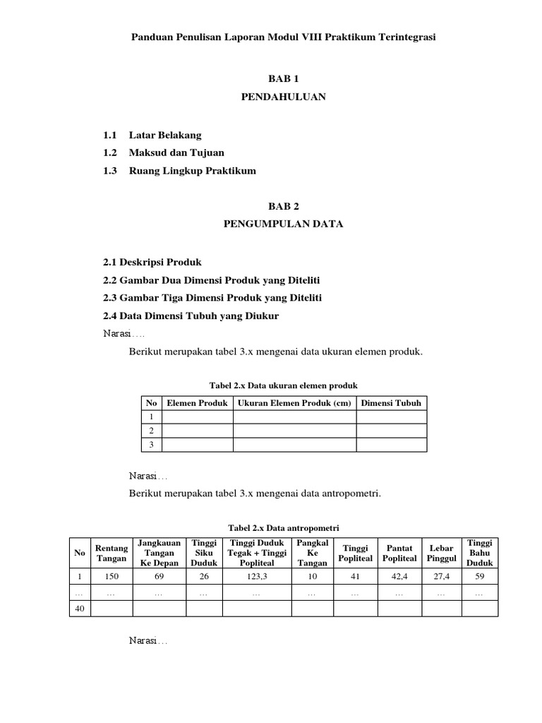 Panduan Modul 8 Praktikum Terintegrasi 2023 | PDF