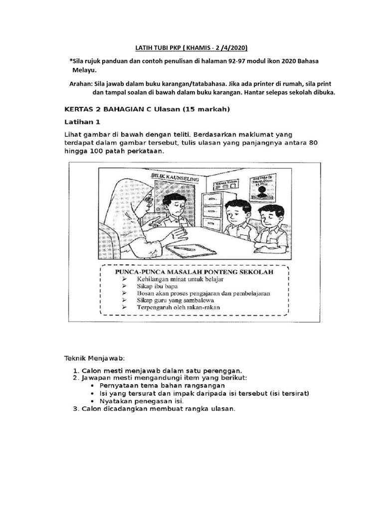 Karangan Ulasan-Latih Tubi PKP PDF | PDF