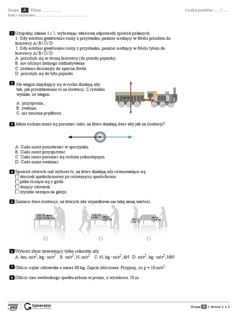 Fizyka Dynamika | PDF