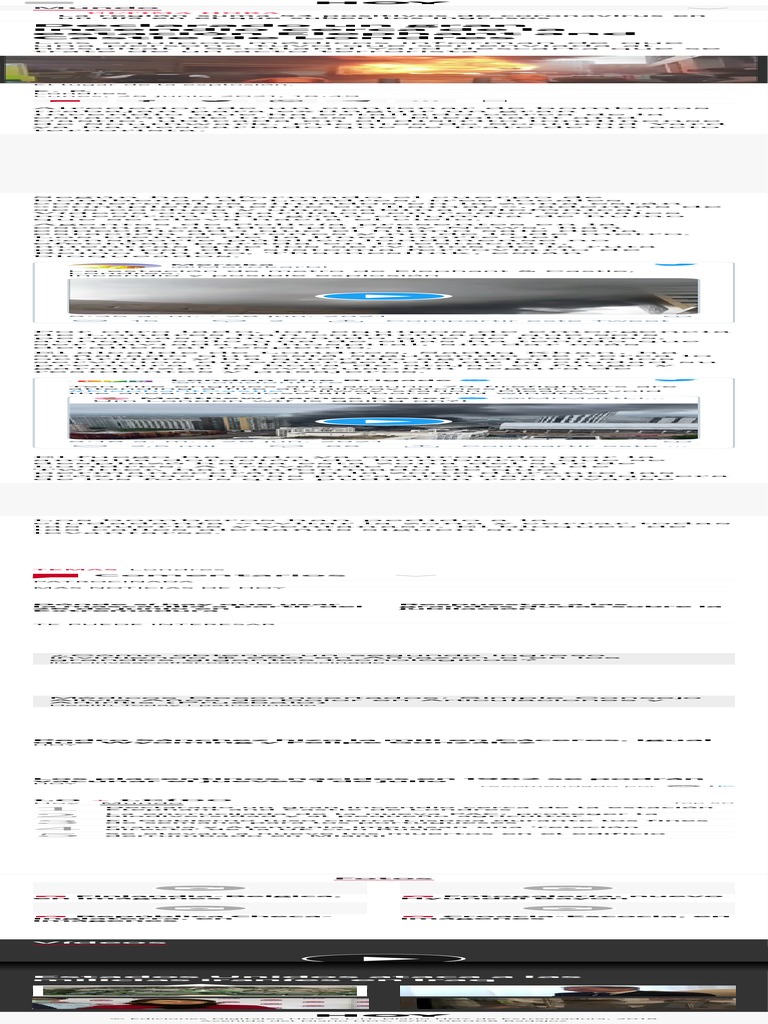 Declarado Un Gran Incendio Cerca de La Estación Elephant and Castle de Londres Hoy PDF | PDF