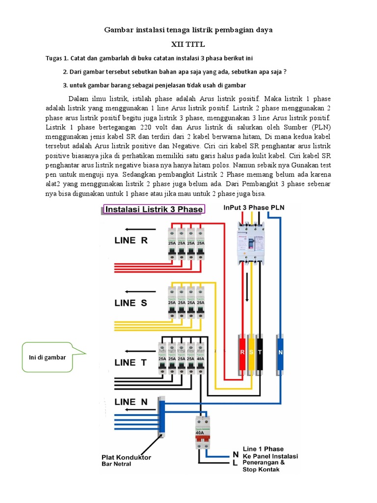 Instalasi Listrik 3 Phasa 1595550641 | PDF