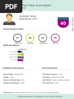 IELTS Test Report Form Example | PDF | Standardized Tests | Qualifications