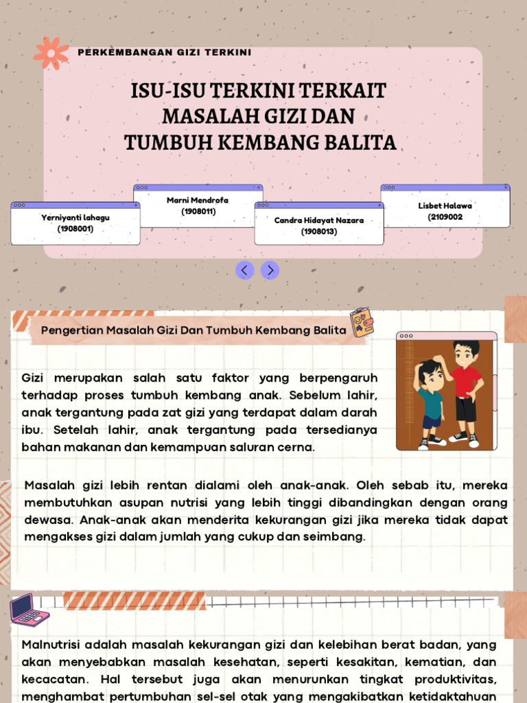 Isu-Isu Terkini Terkait Gizi | PDF | Pengembangan Diri | Kesehatan Holistik