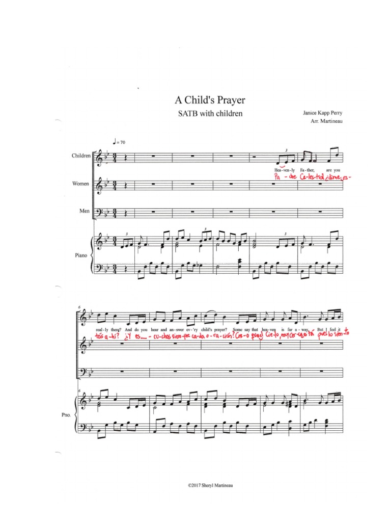 A Child S Prayer Pdf