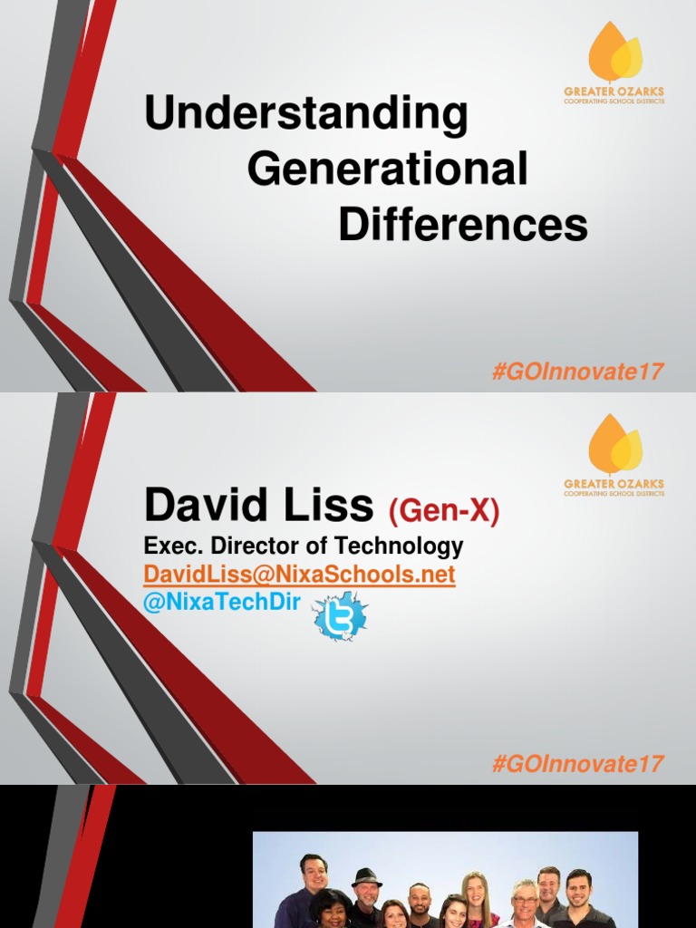 Generational Differences PPT 2017 | PDF | Millennials | Human Development
