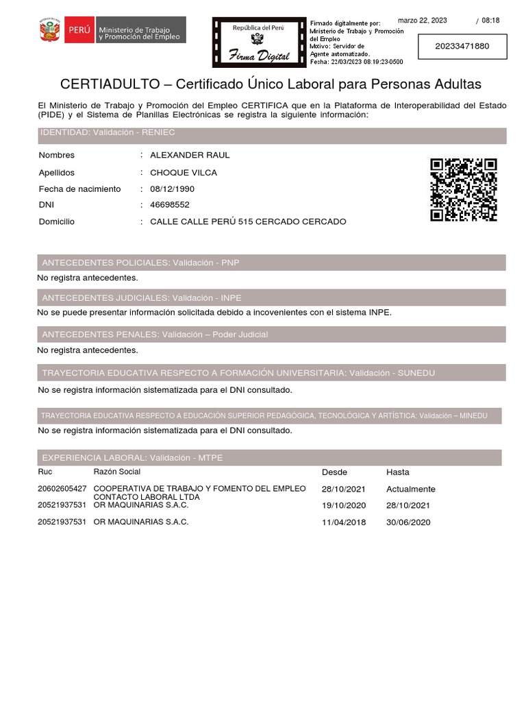 CUL Null PDF | PDF | Gobierno