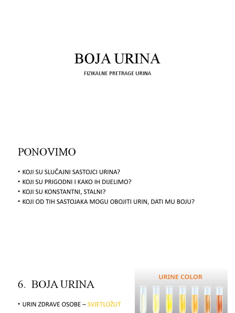 MB3 - Boja Urina | PDF