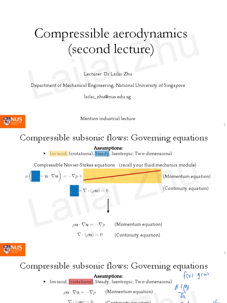 Lecture2 PDF | PDF | Aerodynamics | Mach Number Lecture2 PDF | PDF | Aerodynamics | Mach Number