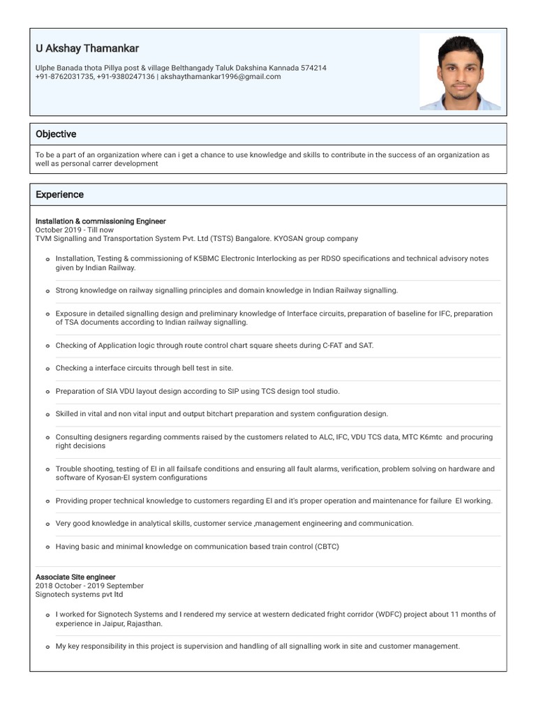 Akshay Thamankar Resume | PDF | Computing Akshay Thamankar Resume | PDF | Computing