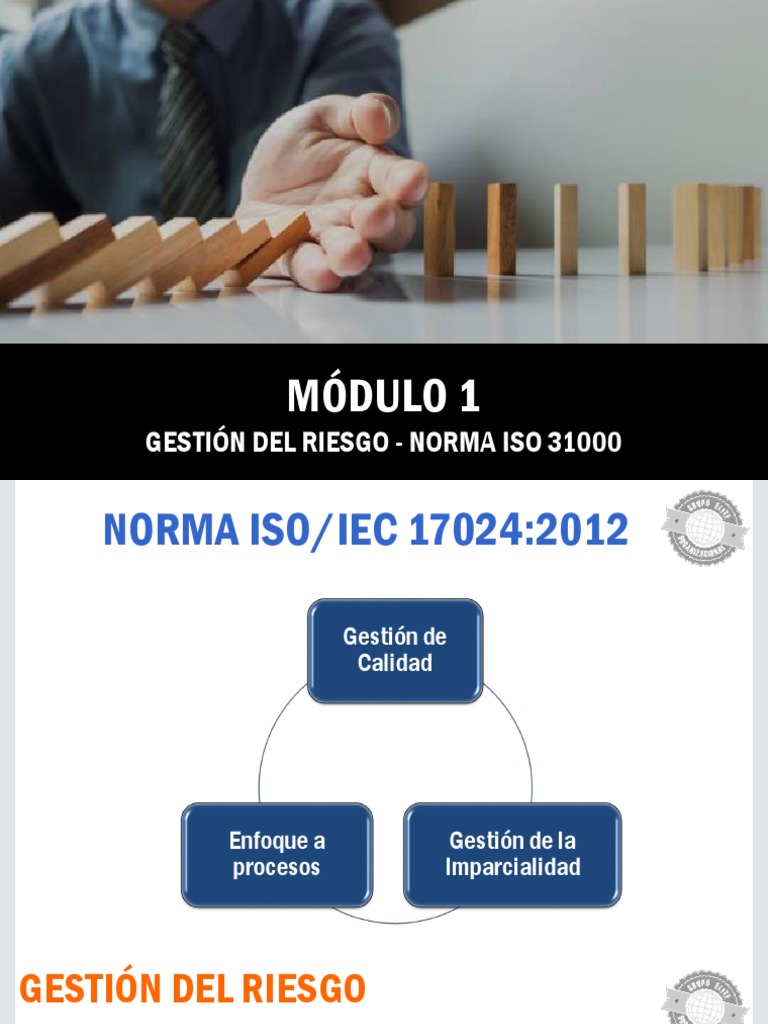 Modulo 1 - ISO 17024 - Gestión Del Riesgo PDF | PDF | Riesgo | Probabilidad