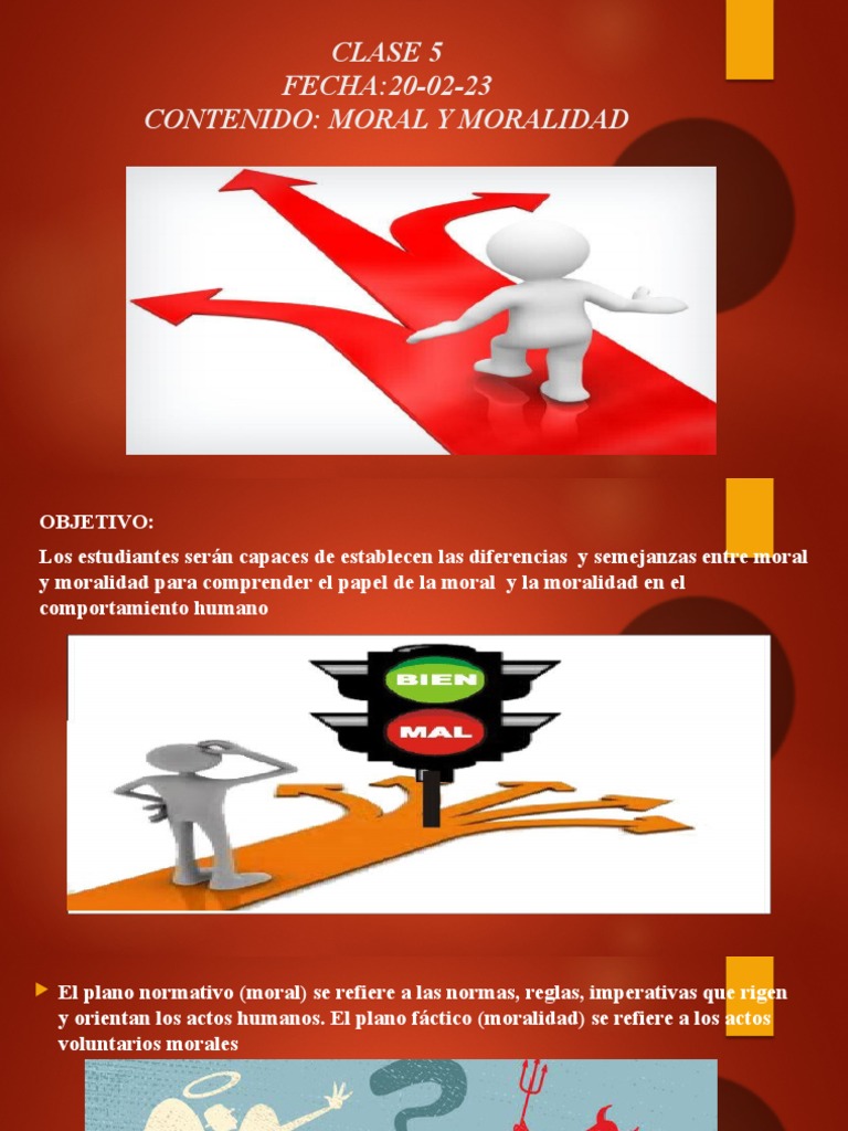 Moral y Moralidad | PDF | Moralidad | Sicología