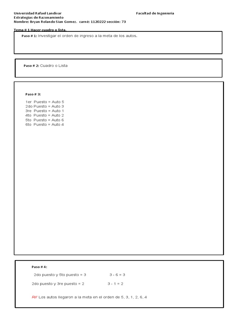 Cuadernillo para Examen ER-Pasos de Polya | PDF