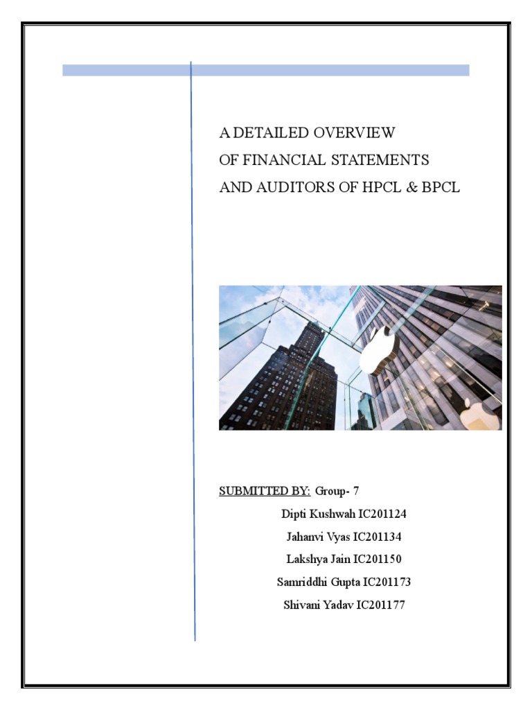 Understanding the Financial Statements of BPCL and HPCL Through Notes ...