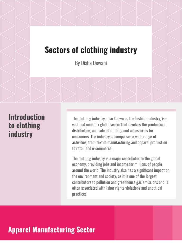 Overview of Clothing Industry Sectors | PDF | Textiles | Retail