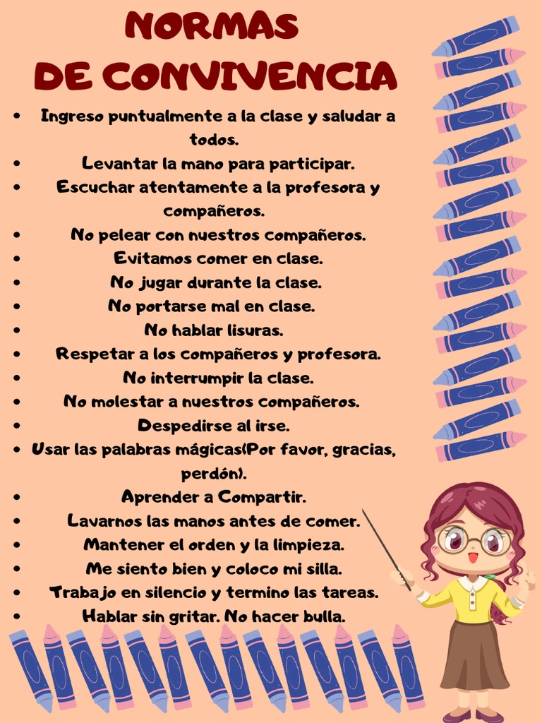 Normas de Convivencia | PDF