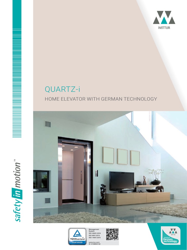 Wittur Home Elevator Quartz I-1 | PDF | Elevator | Door