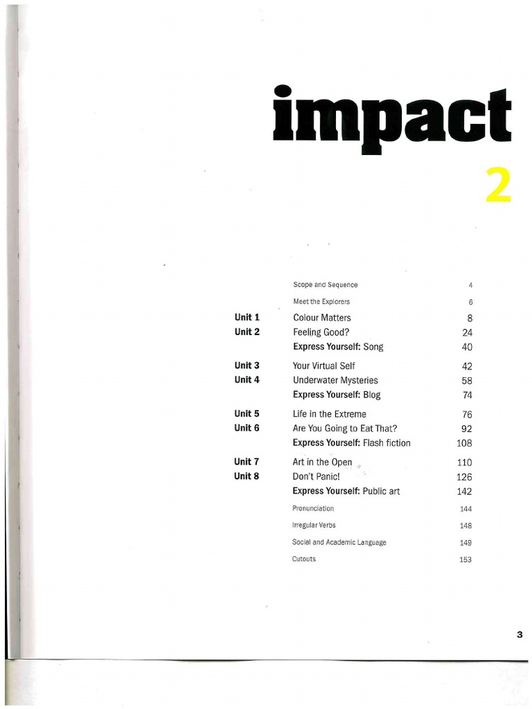 Impact 2 Students Book | PDF